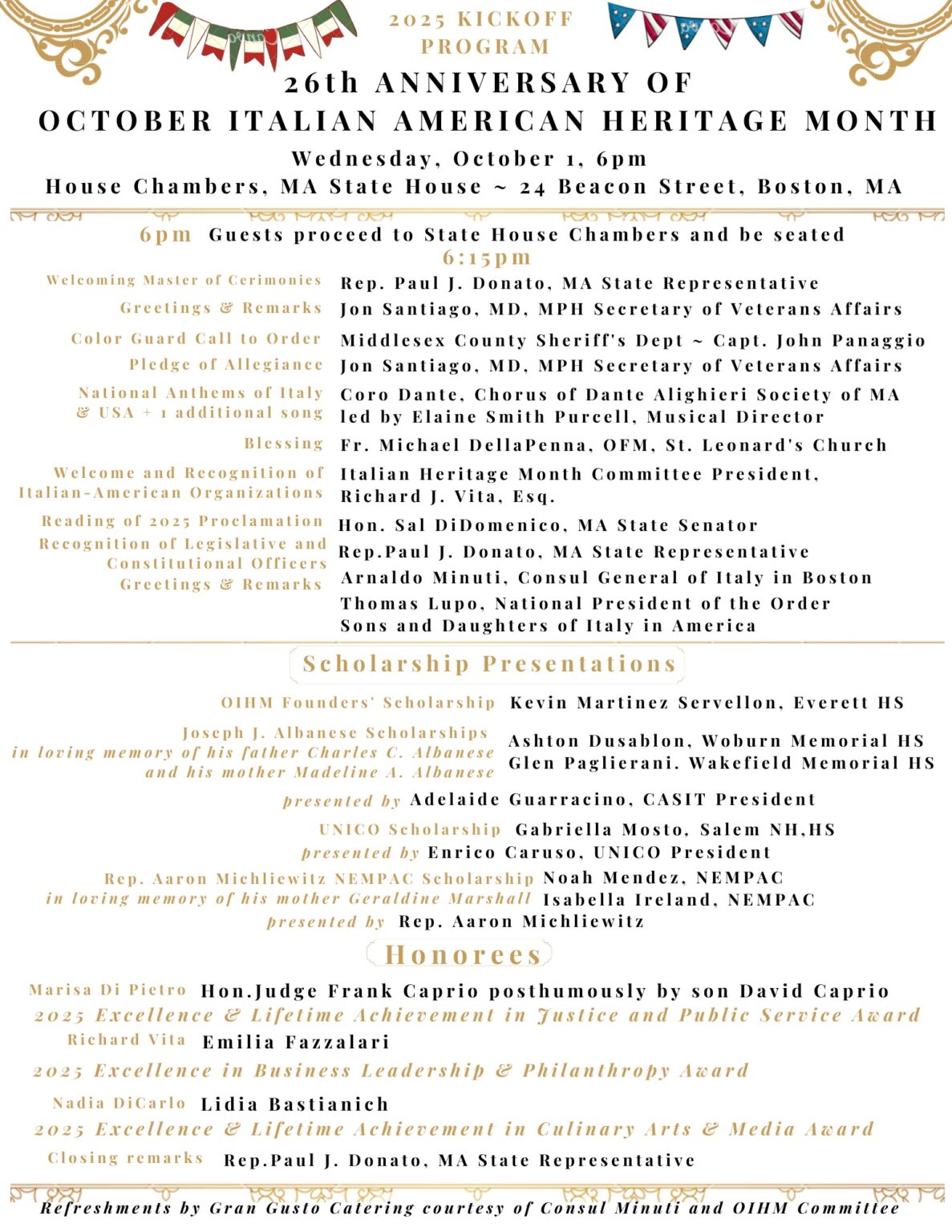 October is Italian Heritage Month